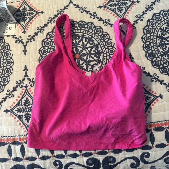 lululemon athletica | Tops | Sonic Pink Align Tank Size 4 | Poshmark